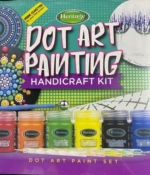 Dot Art Painting Set Bright | The Little Art Shop