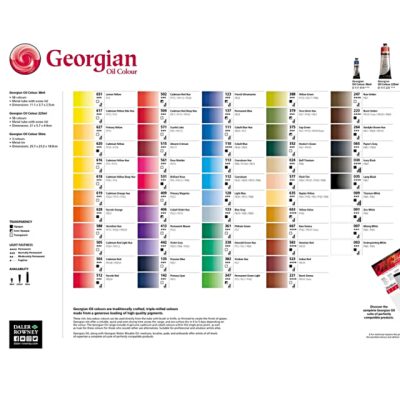 Daler Rowney Georgian Oil Paint | The Little Art Shop